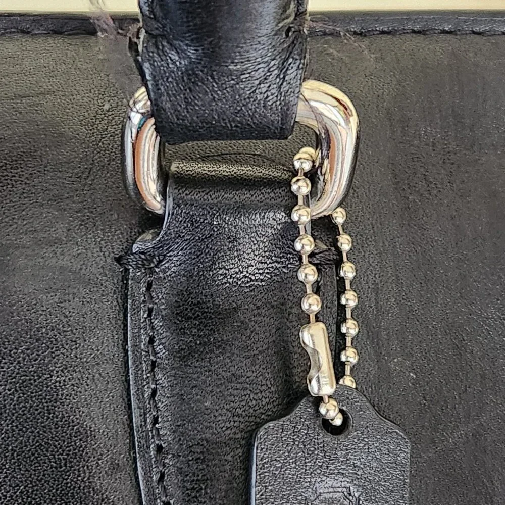 Coach | Bags | Euc Coach Legacy Tanner Black Leather Y2k Shoulder Bag ...